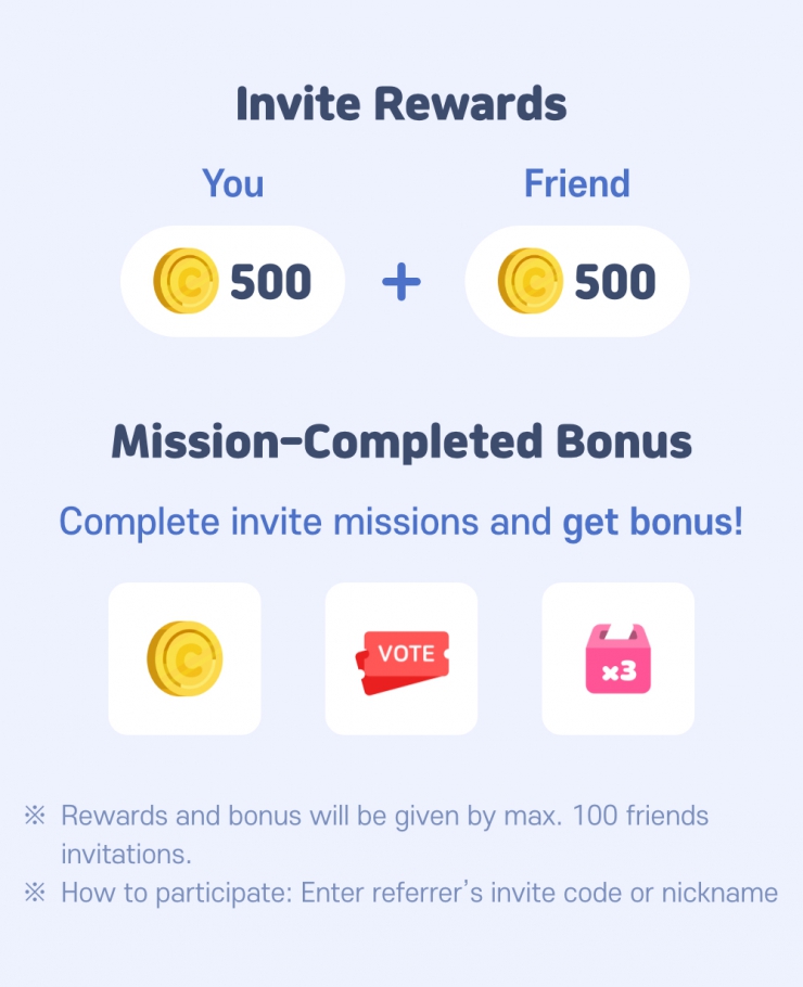 [Notice] ‘Friend Invite Challenge’ OPEN – FanPlus