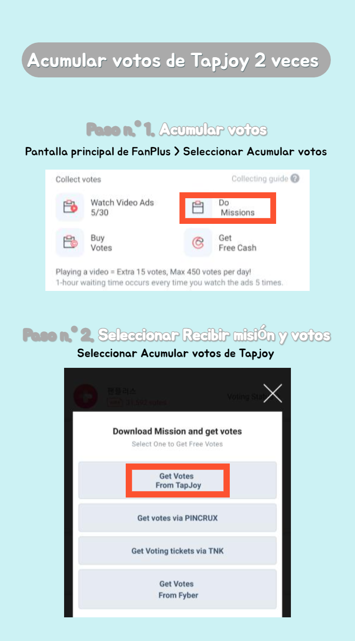 ¡En solo 4 días, se te pagan los votos 2 veces en Tapjoy! – FanPlus