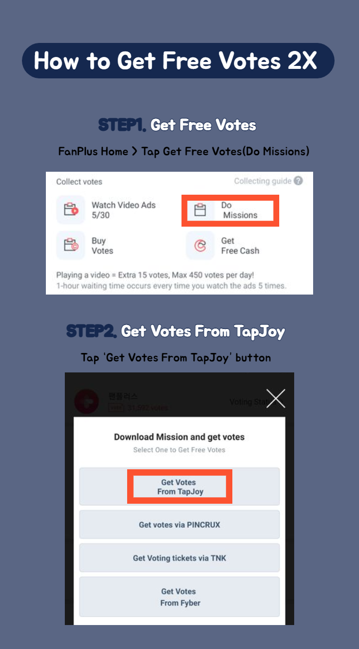 Get Double Votes on TapJoy’s offers for ONLY 4 Days🎟 – FanPlus